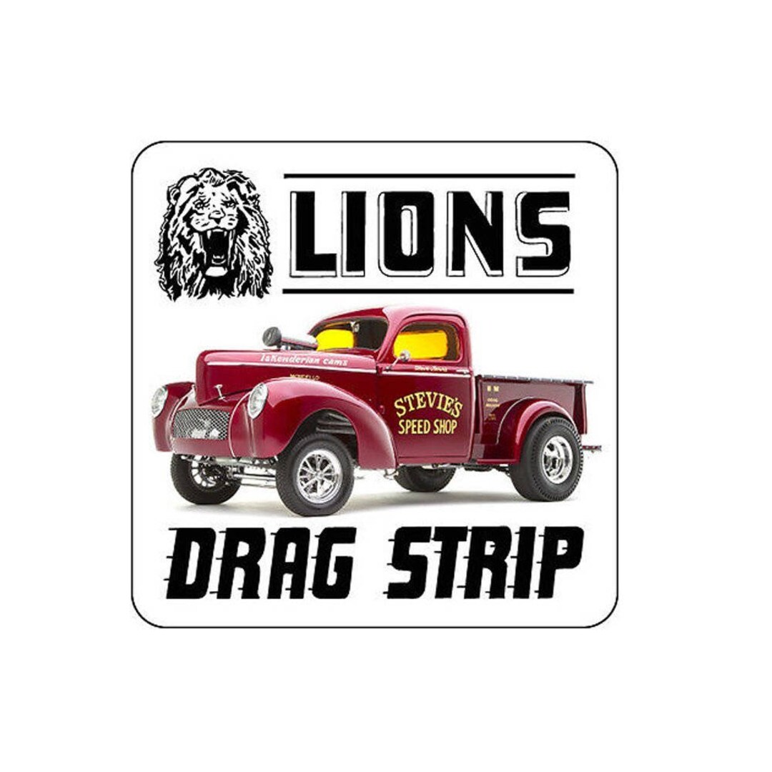 Drag Strip Willys Truck Vintage Reproduction Drag Racing Hot Rod Full ...