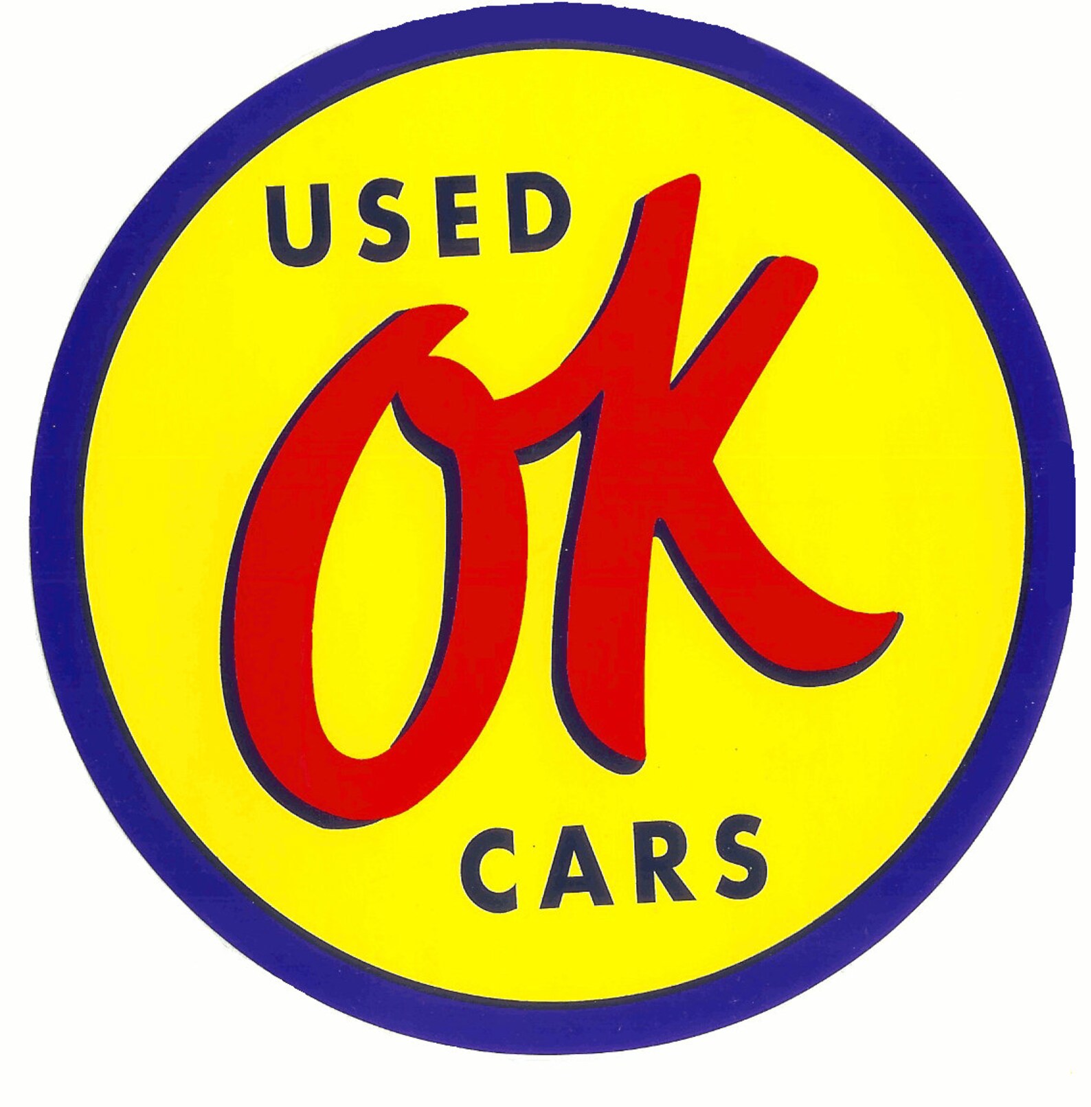 OK Used Cars Chevrolet GM Vintage Reproduction Drag Racing Hot - Etsy