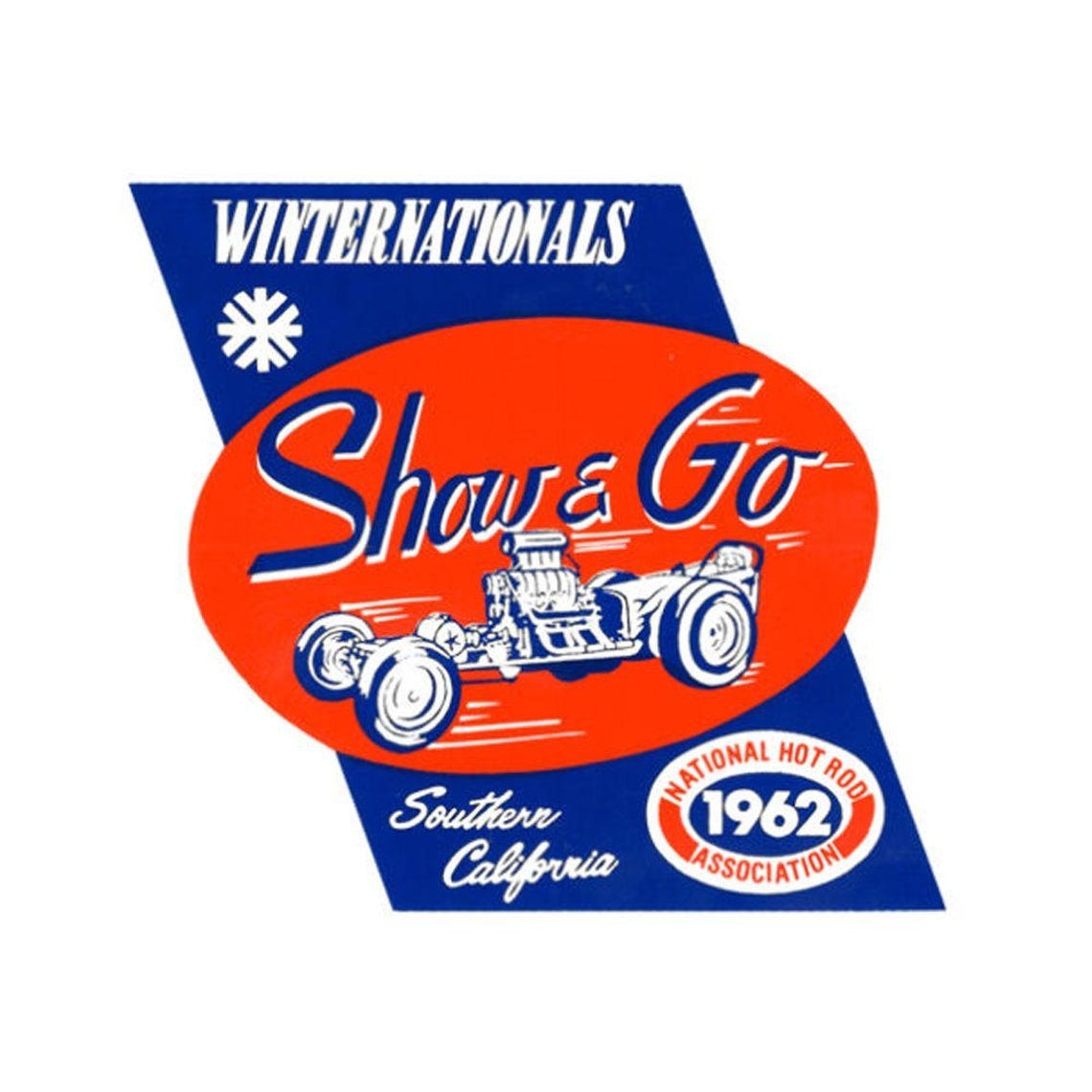 1962 Winternationals Socal Drag Race Vintage Reproduction Hot Rod Full ...