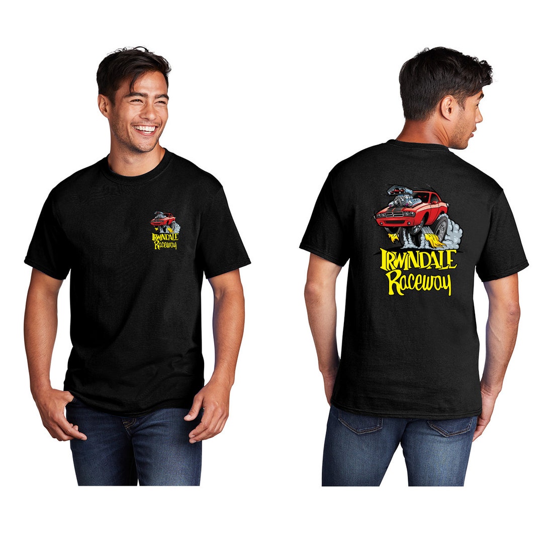 Irwindale Raceway Challenger Drag Race Hot Rat Rod Racing Black or ...