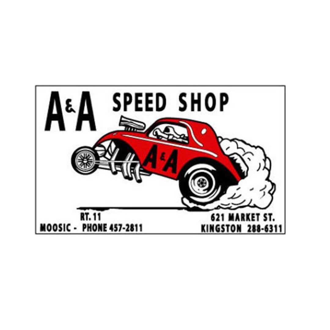 A & A Speed Shop 1960'S Drag Race Vintage Reproduction Drag Race Hot ...