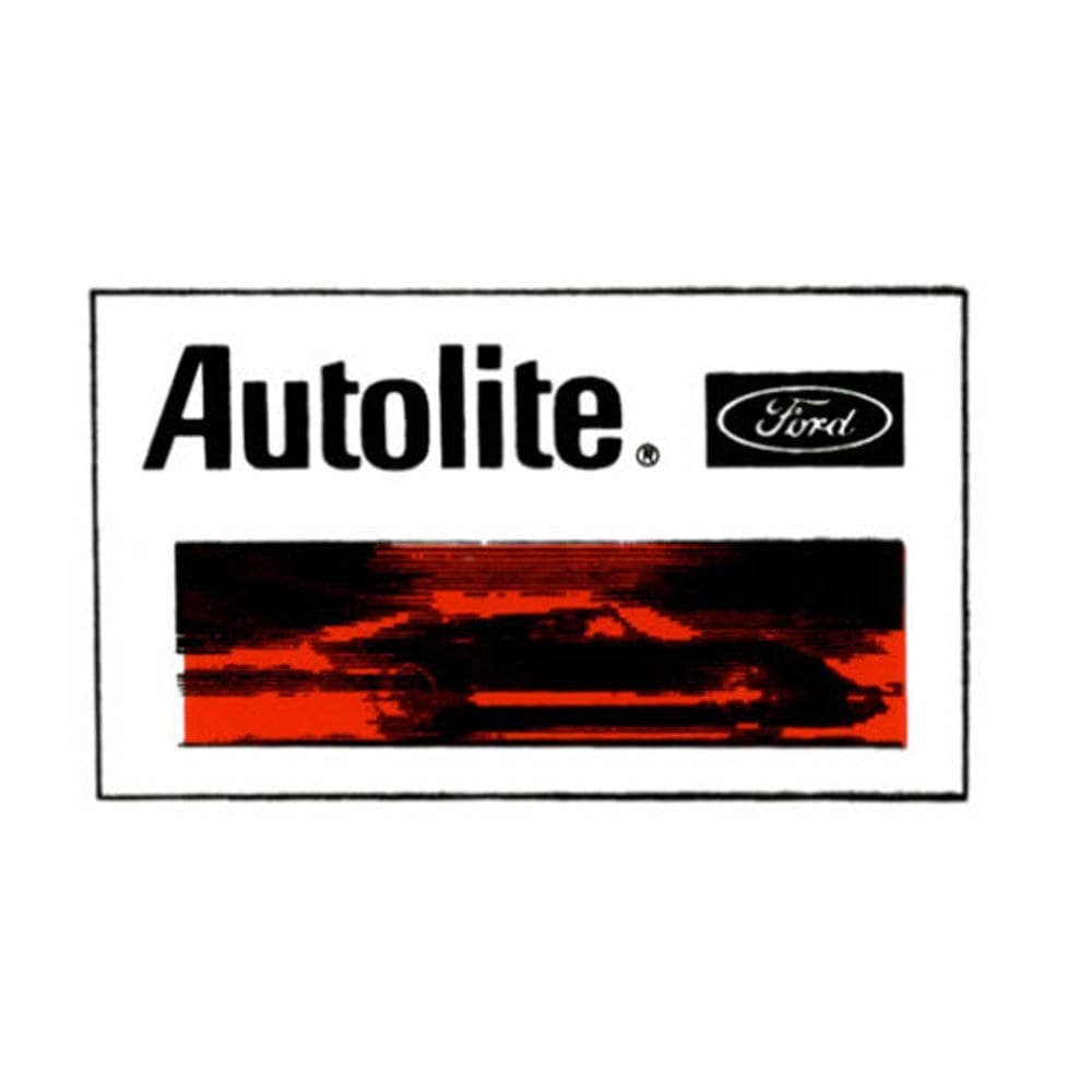 Autolite Ford Drag Race Vintage Reproduction Drag Racing Hot Rod Full ...
