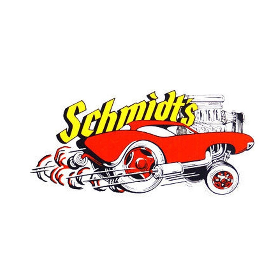 Schmidt's Auto Parts Drag Racing Hot Rod Vintage Look Full Color Vinyl ...