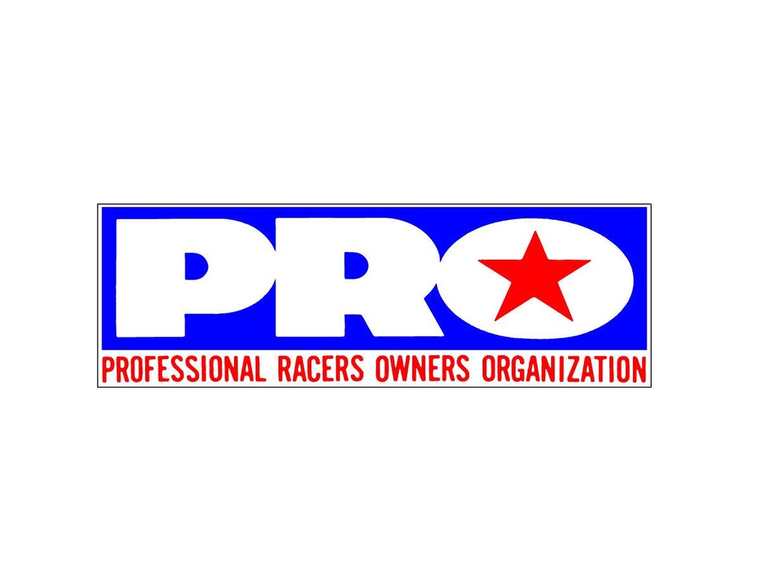 Professional Racers Owners Organization PRO Vintage Reproduction Drag ...