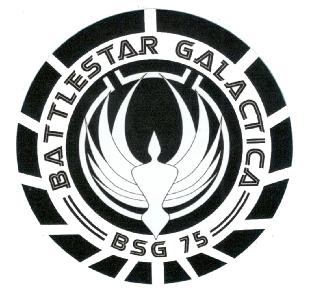 Battlestar Galactica BSG 75 Sci Fi Decal Bumper Sticker Starbuck Apollo ...