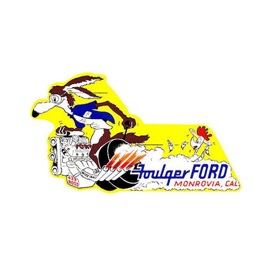 Foulger Ford Monrovia California Drag Race Vintage Reproduction Drag ...
