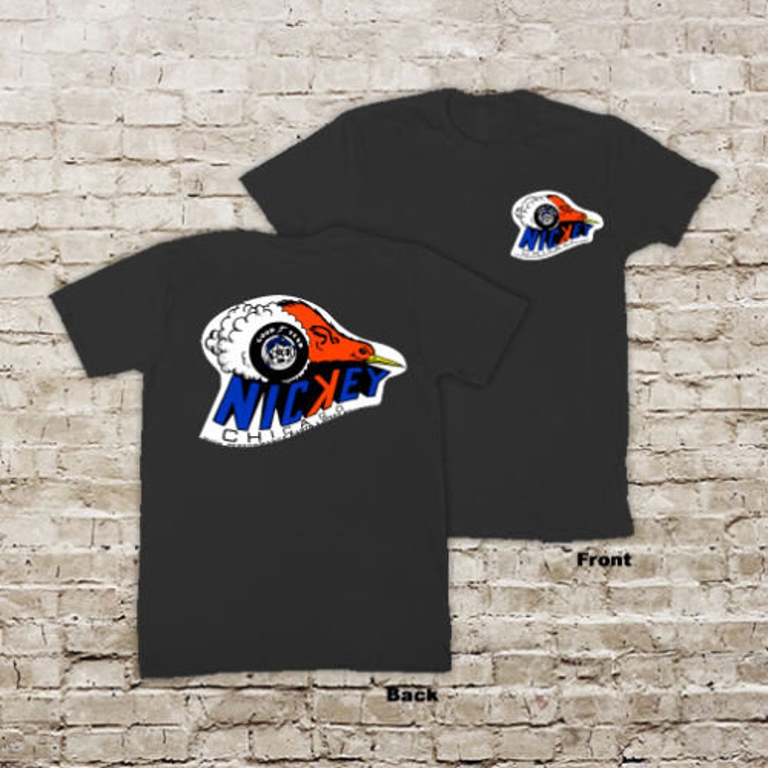 Nickey Chicago Auto Drag Race Hot Rat Rod Racing Black or White Short ...
