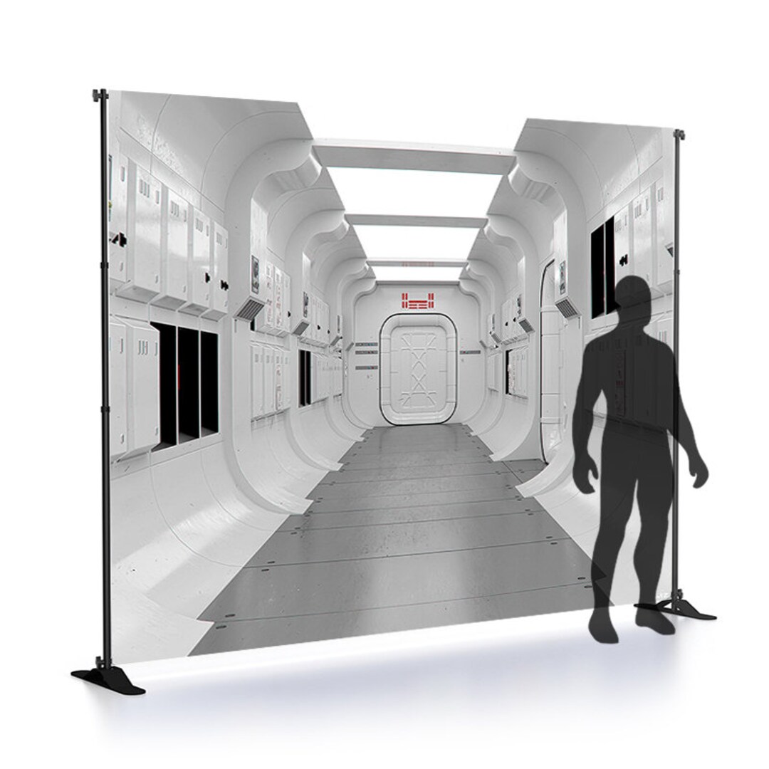 10 X 8 Foot S W Backdrop Banner (choose From 10 Unique Designs) W/frame ...