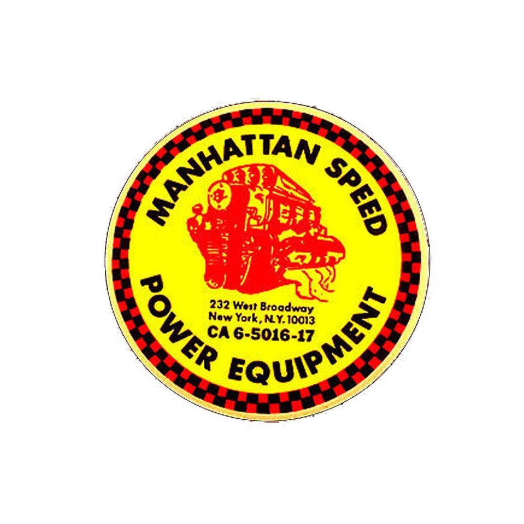 Manhattan Speed Power Equipment NASCAR Vintage Reproduction Drag Racing ...