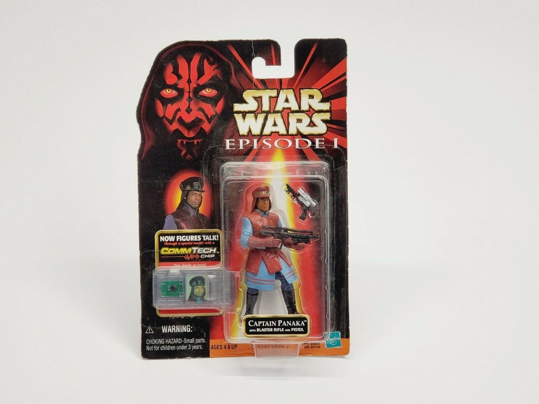 Hasbro Star Trooper Wars Captain Panaka W/blaster Rifle and Pistol ...