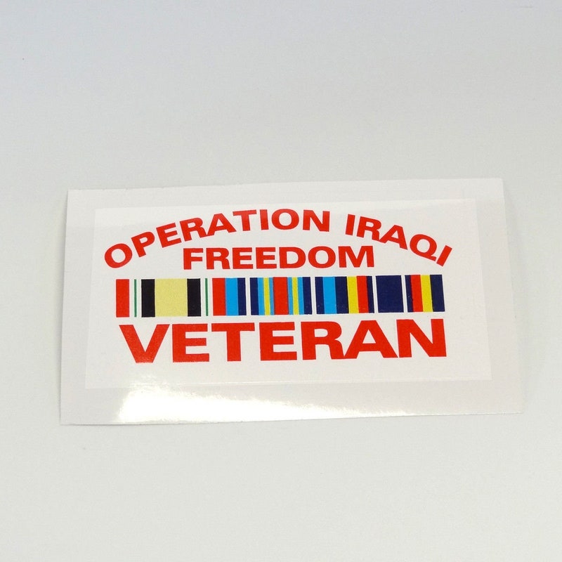 Operation Iraqi Freedom Decal - Etsy