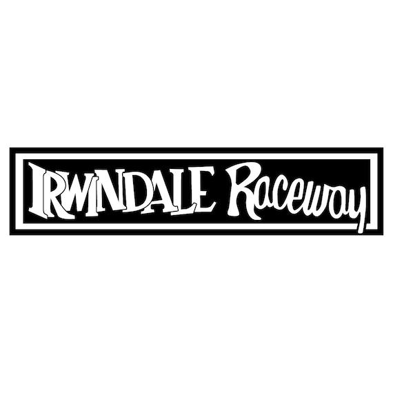 Irwindale Raceway Logo Vintage Style Drag Race Vintage - Etsy