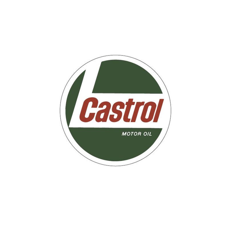 Castrol Motor Oil Drag Race Hot Rod Auto Racing Vintage Full Color ...