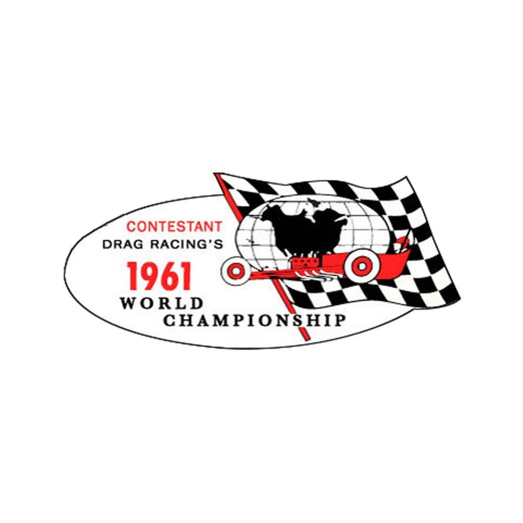 1961 World Champion Contestant Drag Race Vintage Reproduction Drag ...