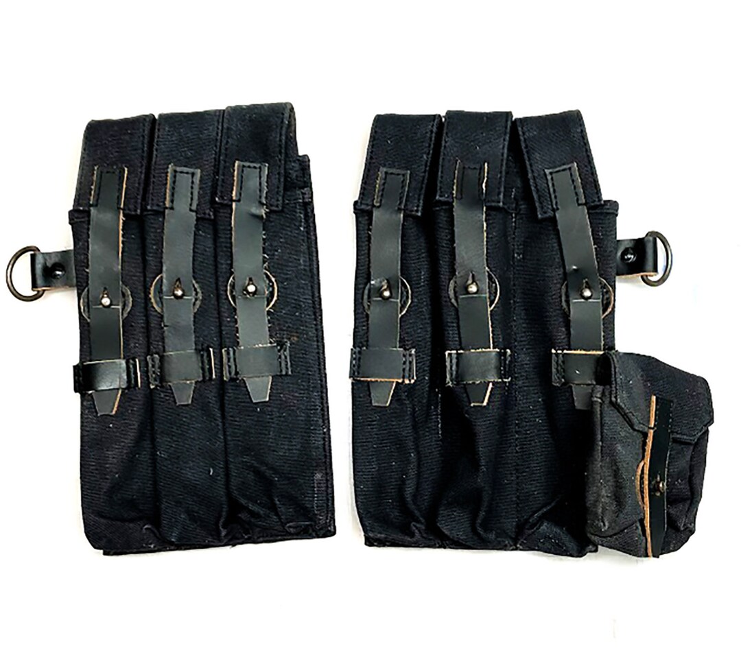 Sandtrooper Black Canvas MP40 Magazine Ammo Pouch Set Star Trooper Wars ...