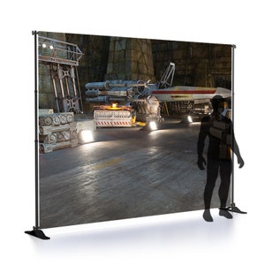 10 X 8 Foot S W Backdrop Banner (choose From 10 Unique Designs) W/frame ...