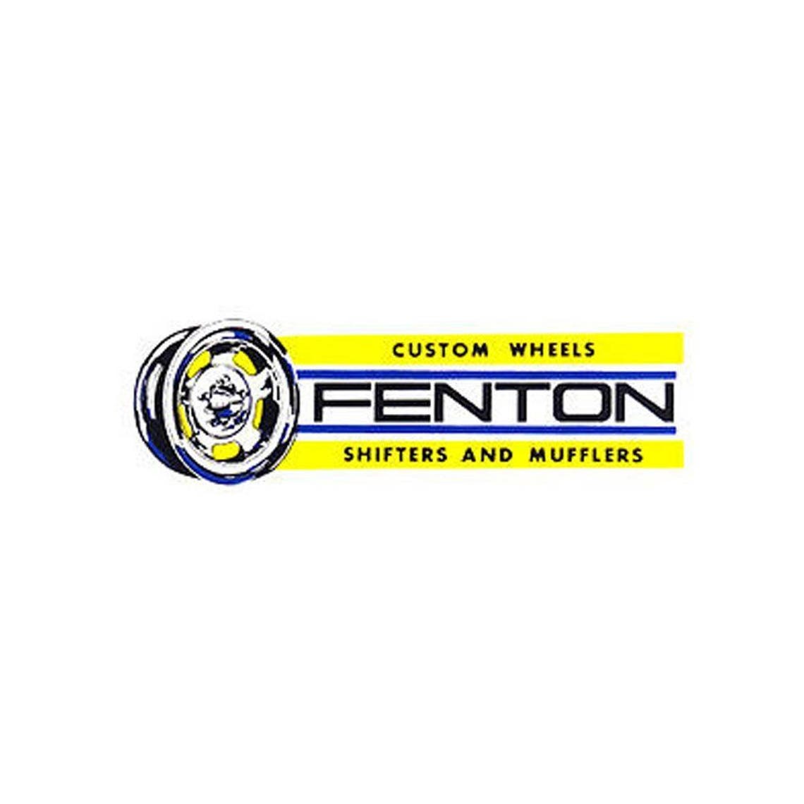 Fenton Custom Wheels Drag Race Vintage Reproduction Drag Racing Hot Rod ...