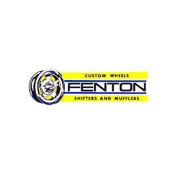 Fenton Custom Wheels Drag Race Vintage Reproduction Drag - Etsy