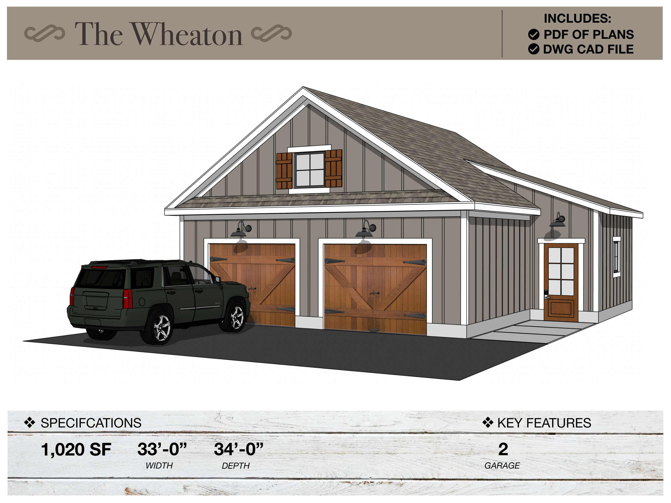 Detached Garage Plans Prices