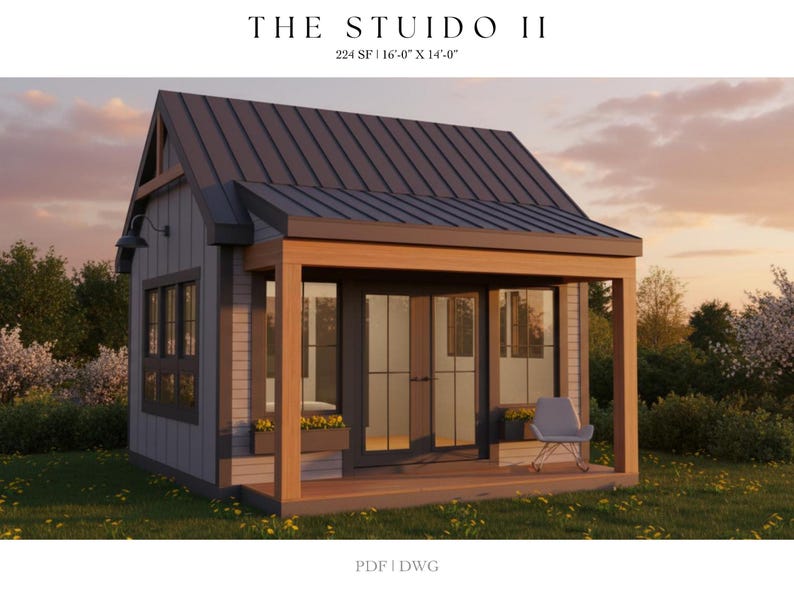 224 SQ FT, 16' X 14', Casita, Studio, She Den, Man Cave, Bungie, Art ...