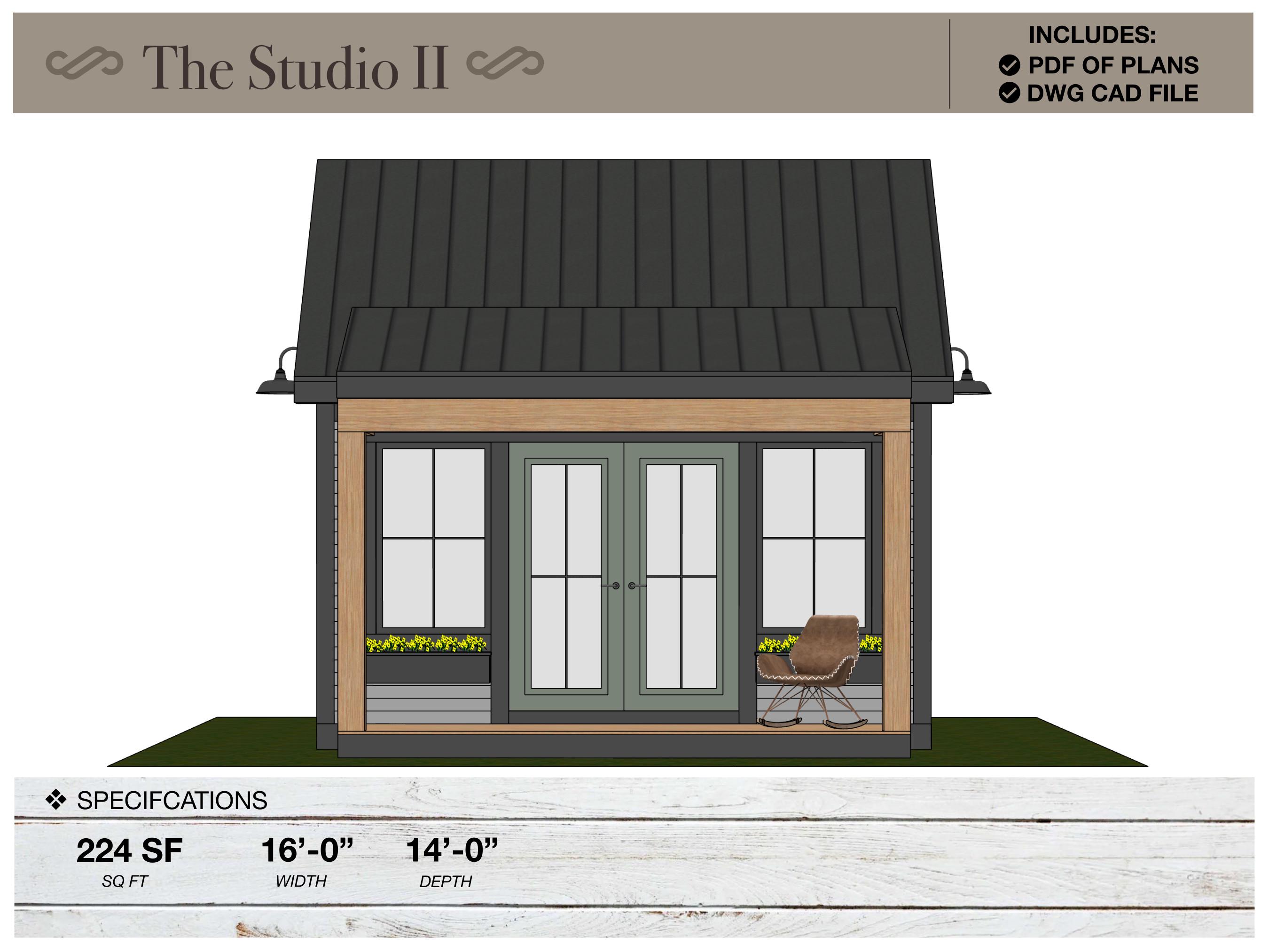 224 SQ FT, 16' X 14', Casita, Studio, She Den, Man Cave, Bungie, Art ...