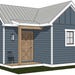 286 SQ FT, 18'-6" X 18'-6", Tiny House Plans, Bunkie, Architectural ...
