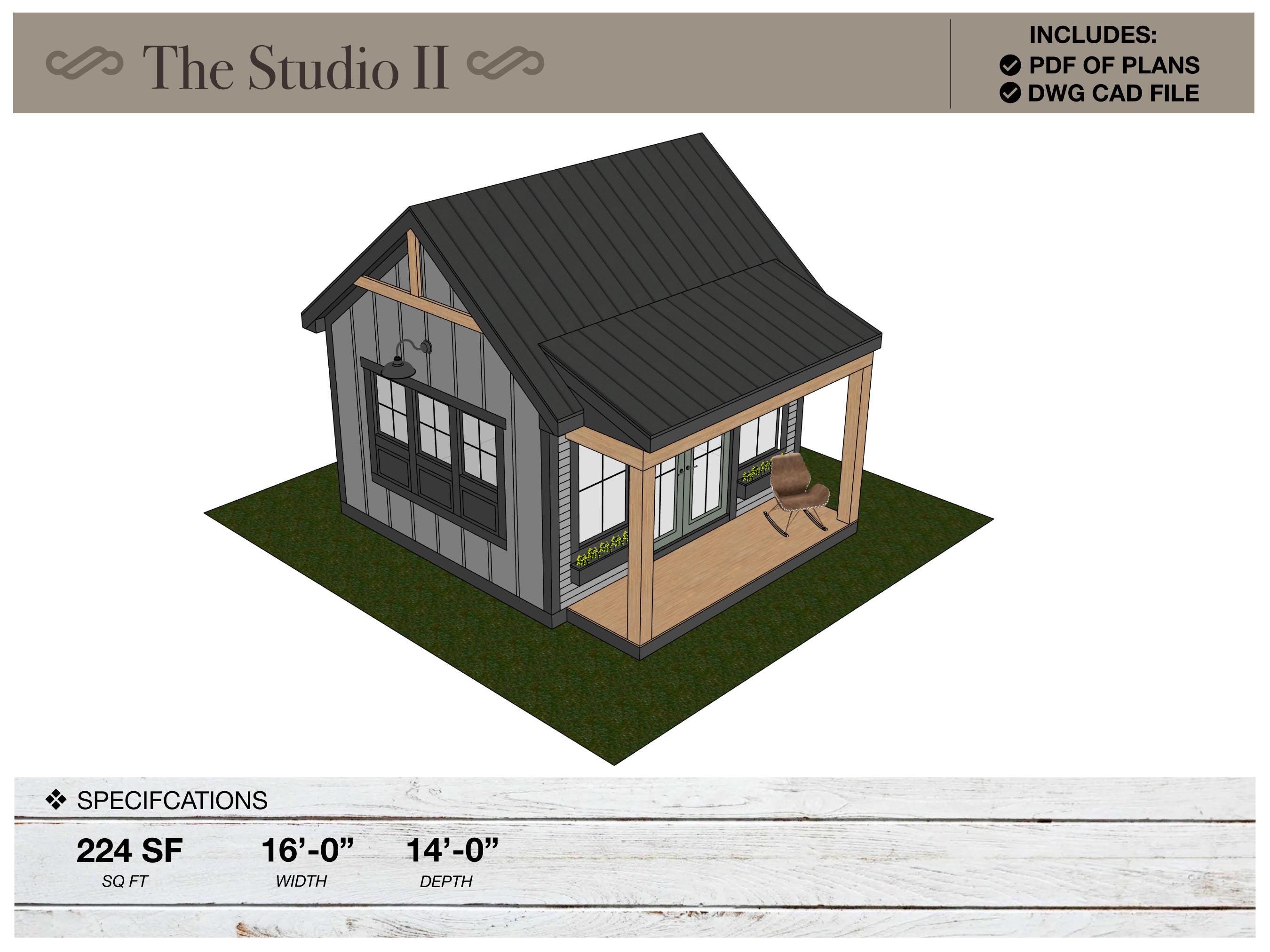 224 SQ FT, 16' X 14', Casita, Studio, She Den, Man Cave, Bungie, Art ...