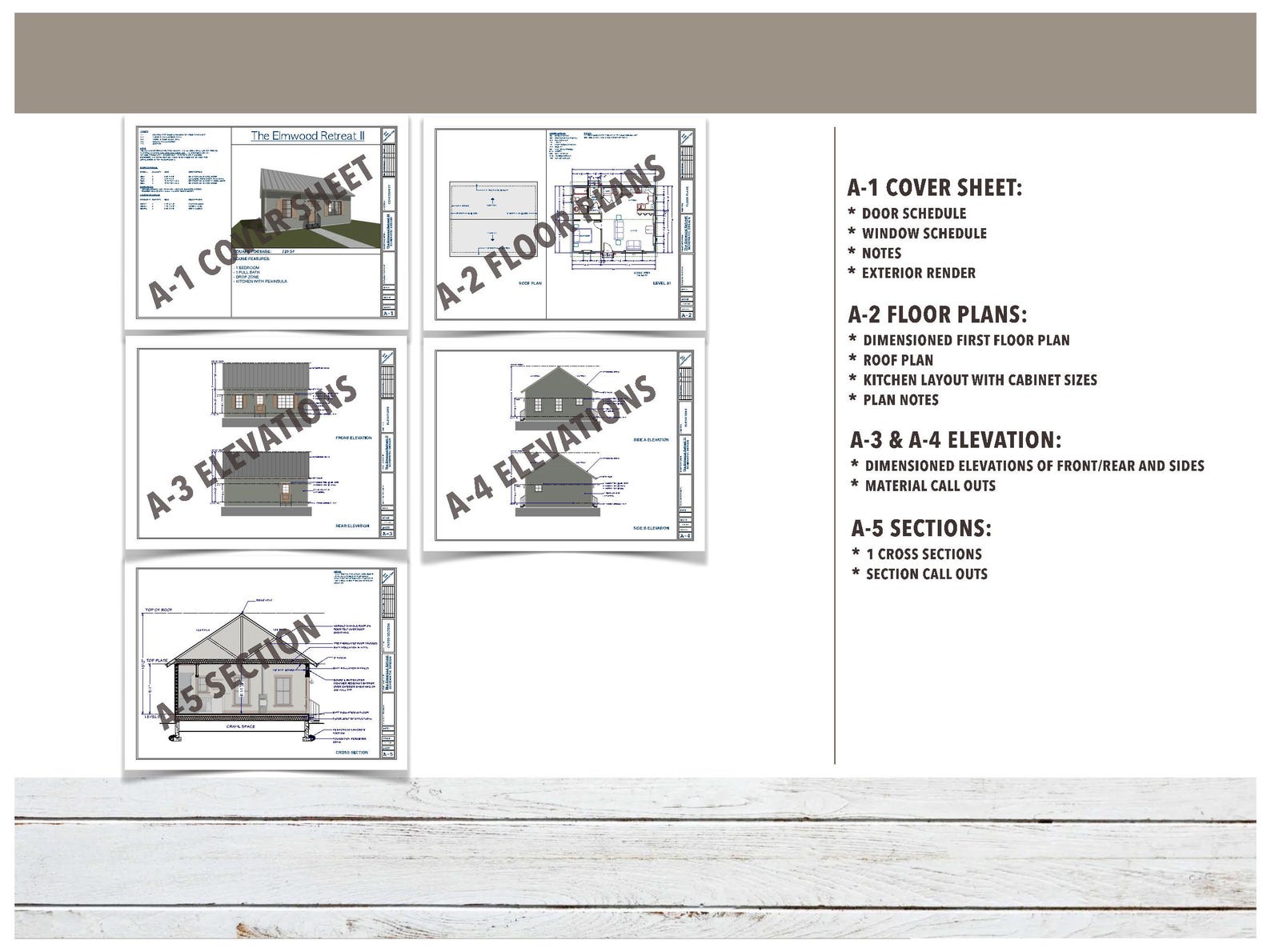 720 SQ FT Tiny House, 30'-0" X 24'-0", Cottage, Floor Plans, Modern ...