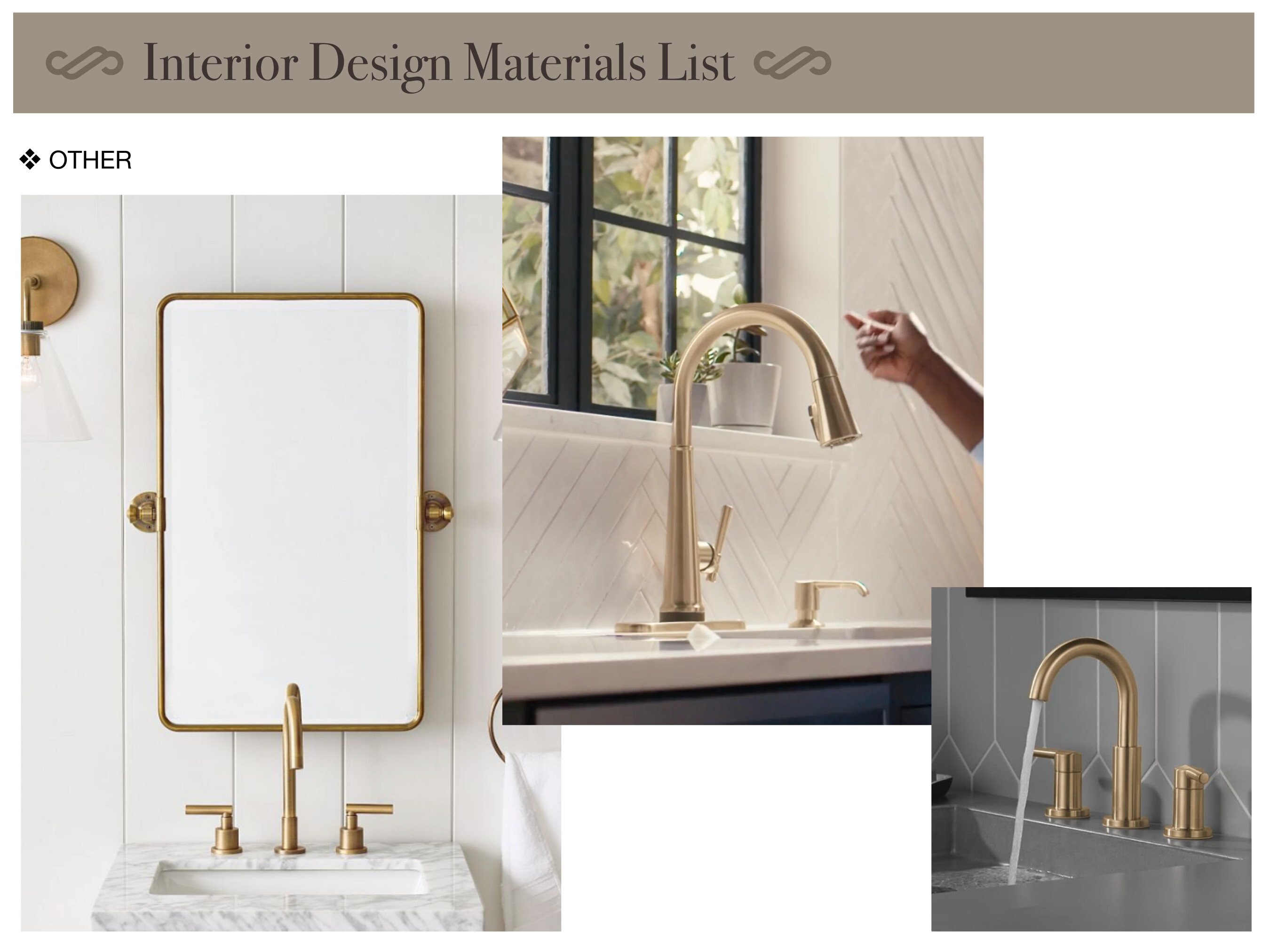 Interior Design List, Kitchen Design, Bathroom Design, Light Fixtures ...