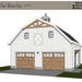 780 SQ FT, 28' X 30', Detached 2 Car Garage, Carriage Barn, Shed ...