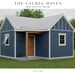 286 SQ FT, 18'-6" X 18'-6", Tiny House Plans, Bunkie, Architectural ...