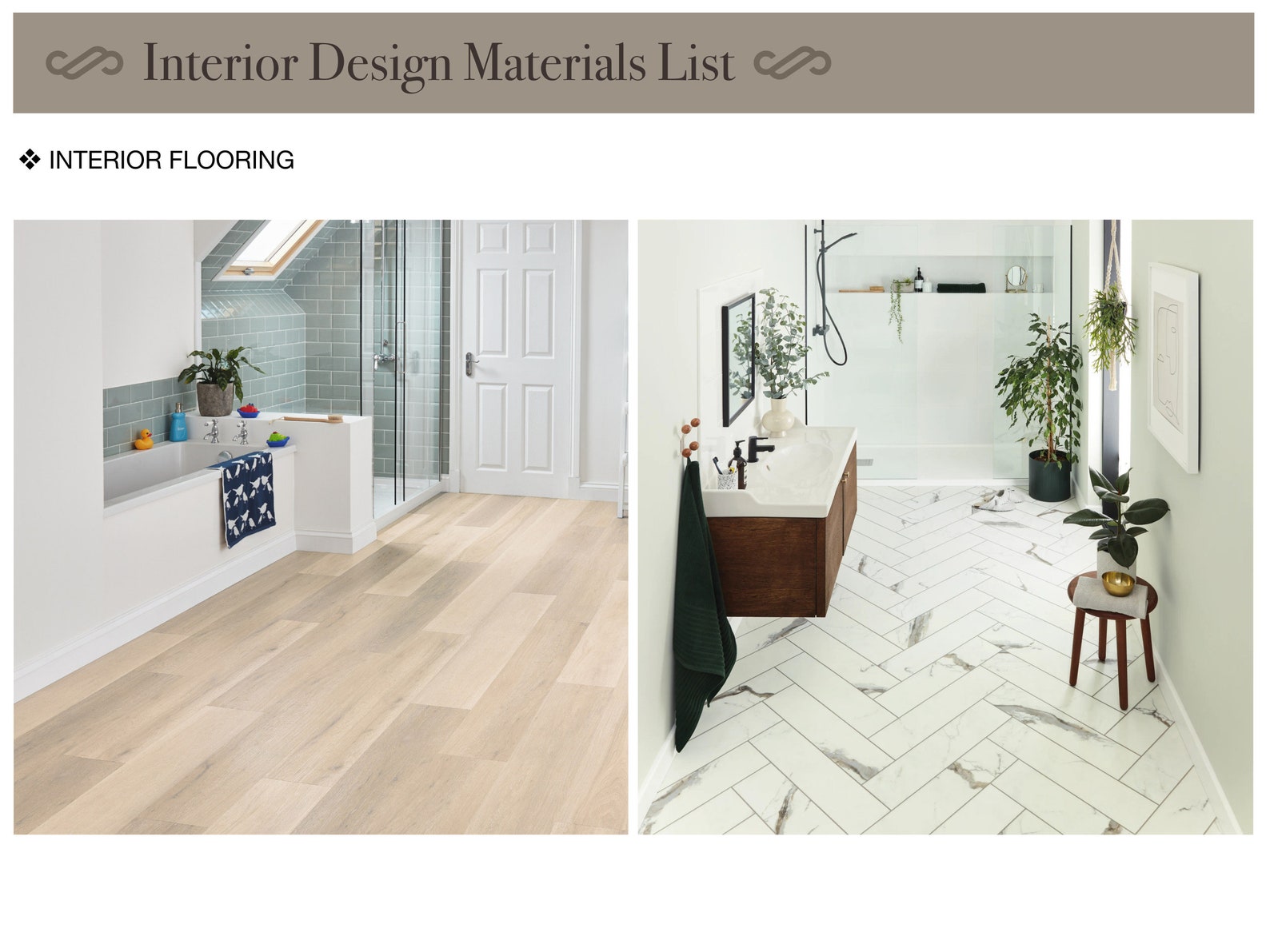 Interior Design Mood Board, Materials List, Kitchen Design, Bathroom ...