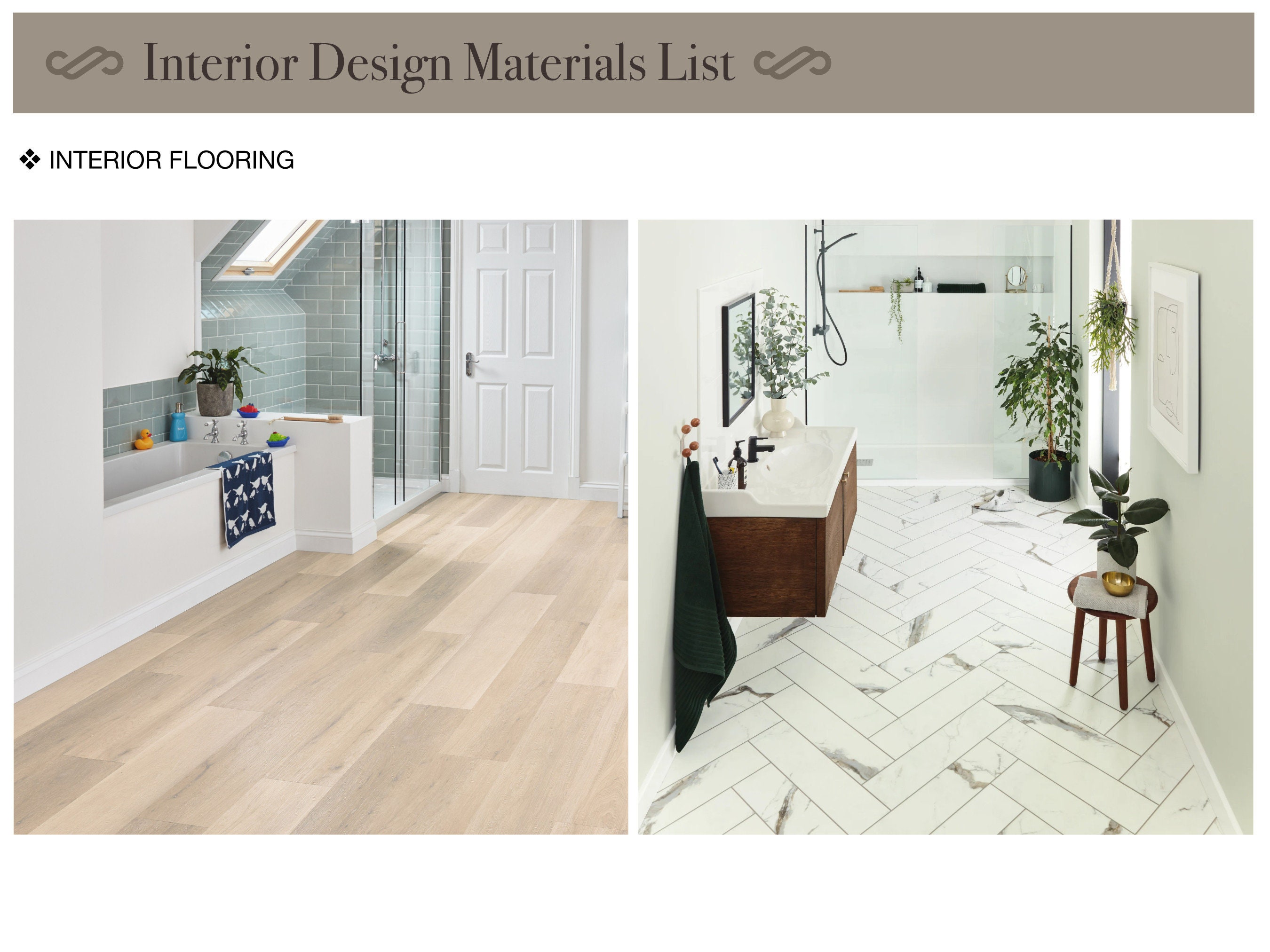 Interior Design Mood Board, Materials List, Kitchen Design, Bathroom ...