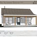 286 SQ FT, 18'-6" X 18'-6", Tiny House Plans, Bunkie, Architectural ...