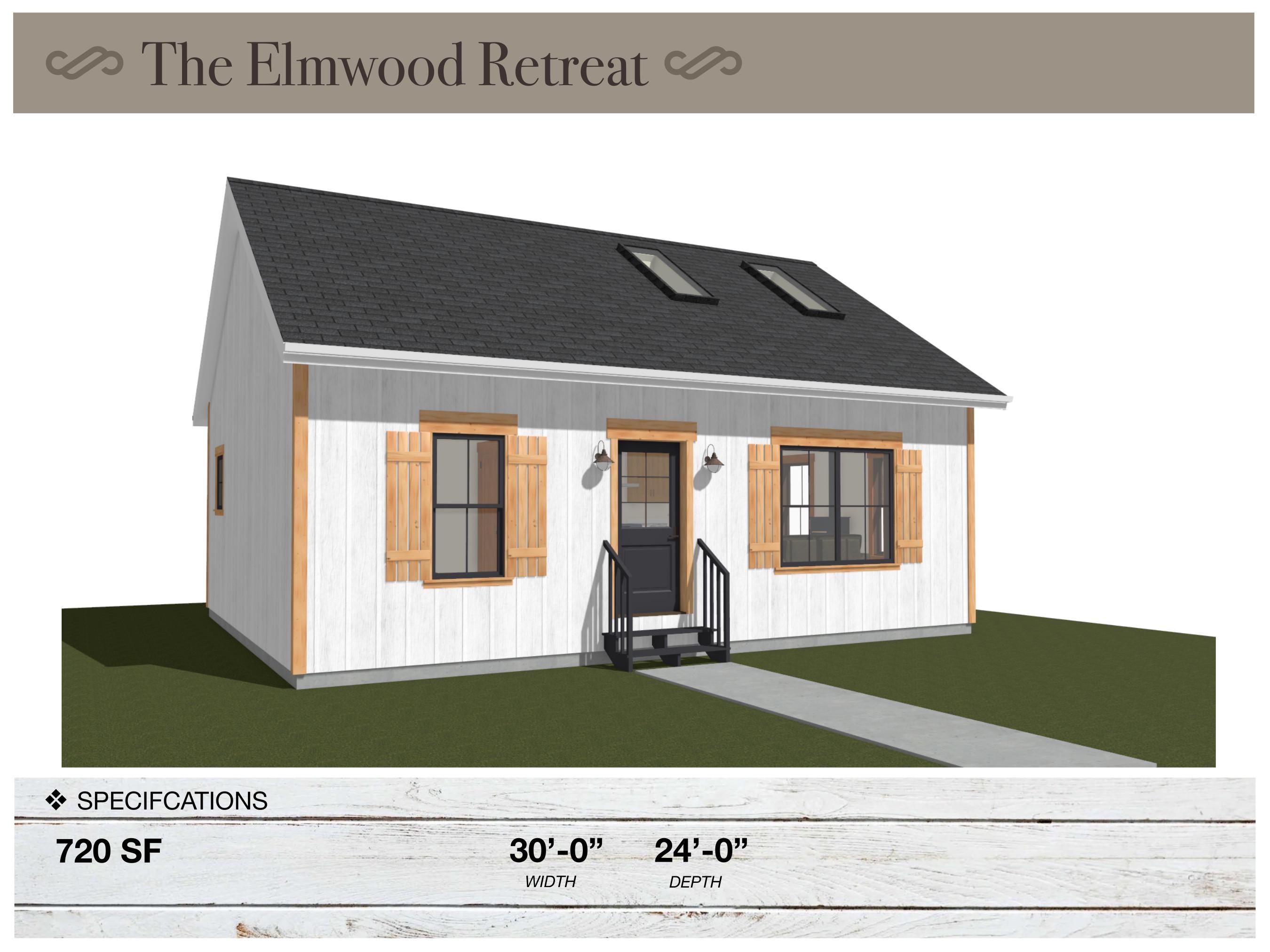 Modern Farmhouse Tiny House Plans: 720 Sq Ft Cottage (digital Download ...