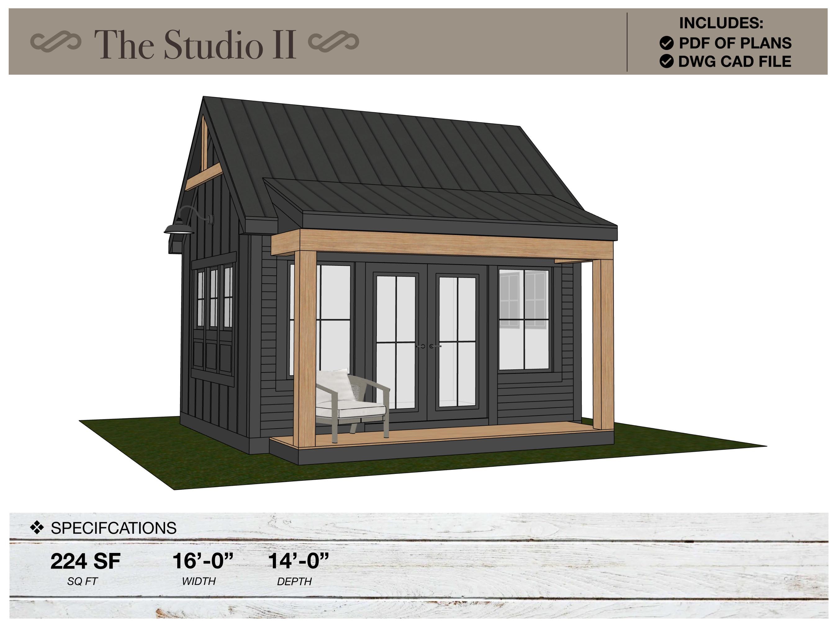 224 SQ FT, 16' X 14', Bunkie, Studio, She Den, Man Cave, Garden Shed ...