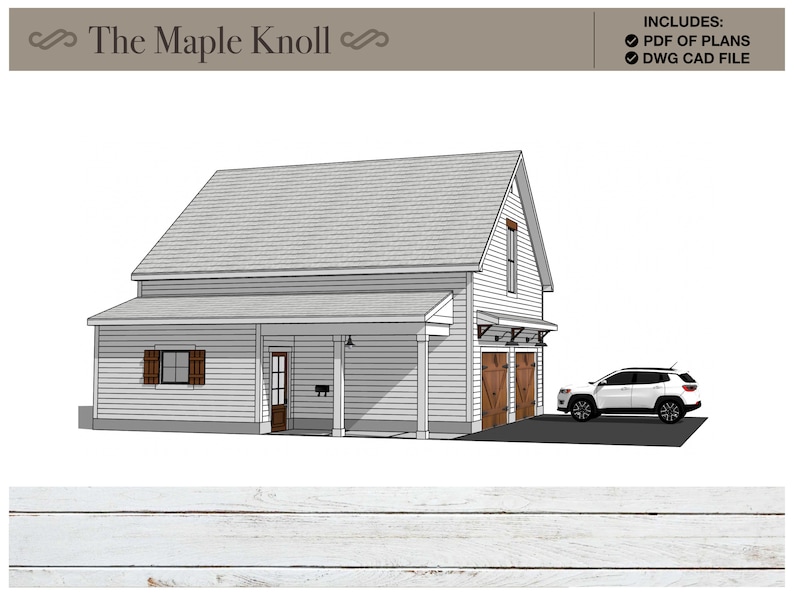 Barndominium, 2 Car Garage, Apartment, 575 SQ FT, 33' X 34' , Tiny ...