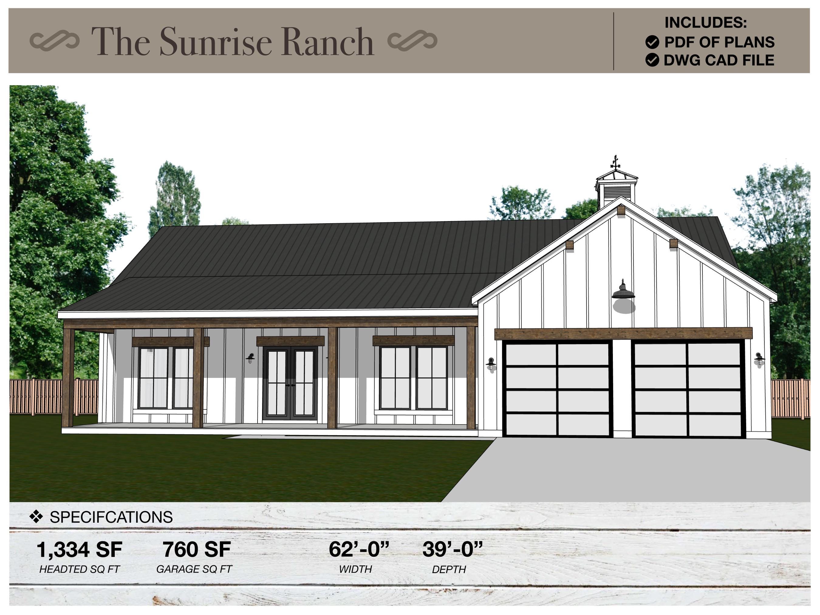 Ranch House Building Plans