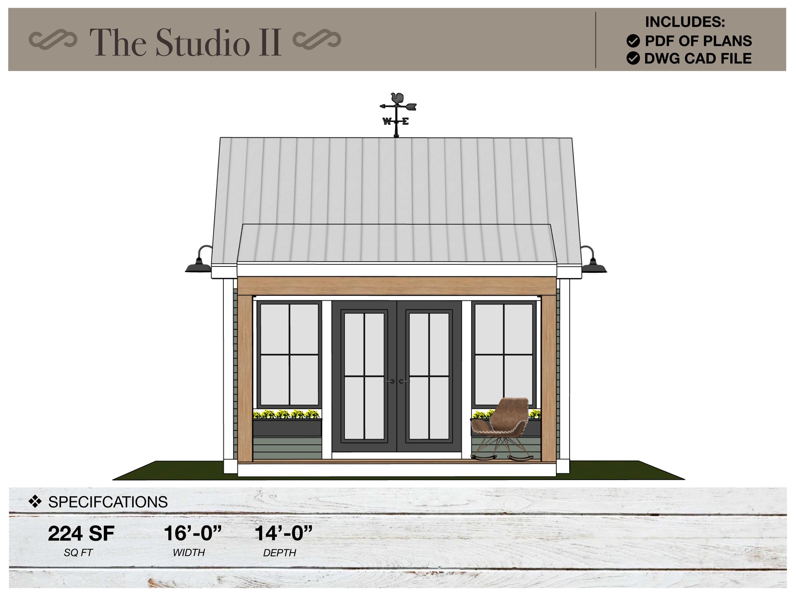 224 SQ FT, 16' X 14', Casita, Studio, She Den, Man Cave, Bungie, Art ...