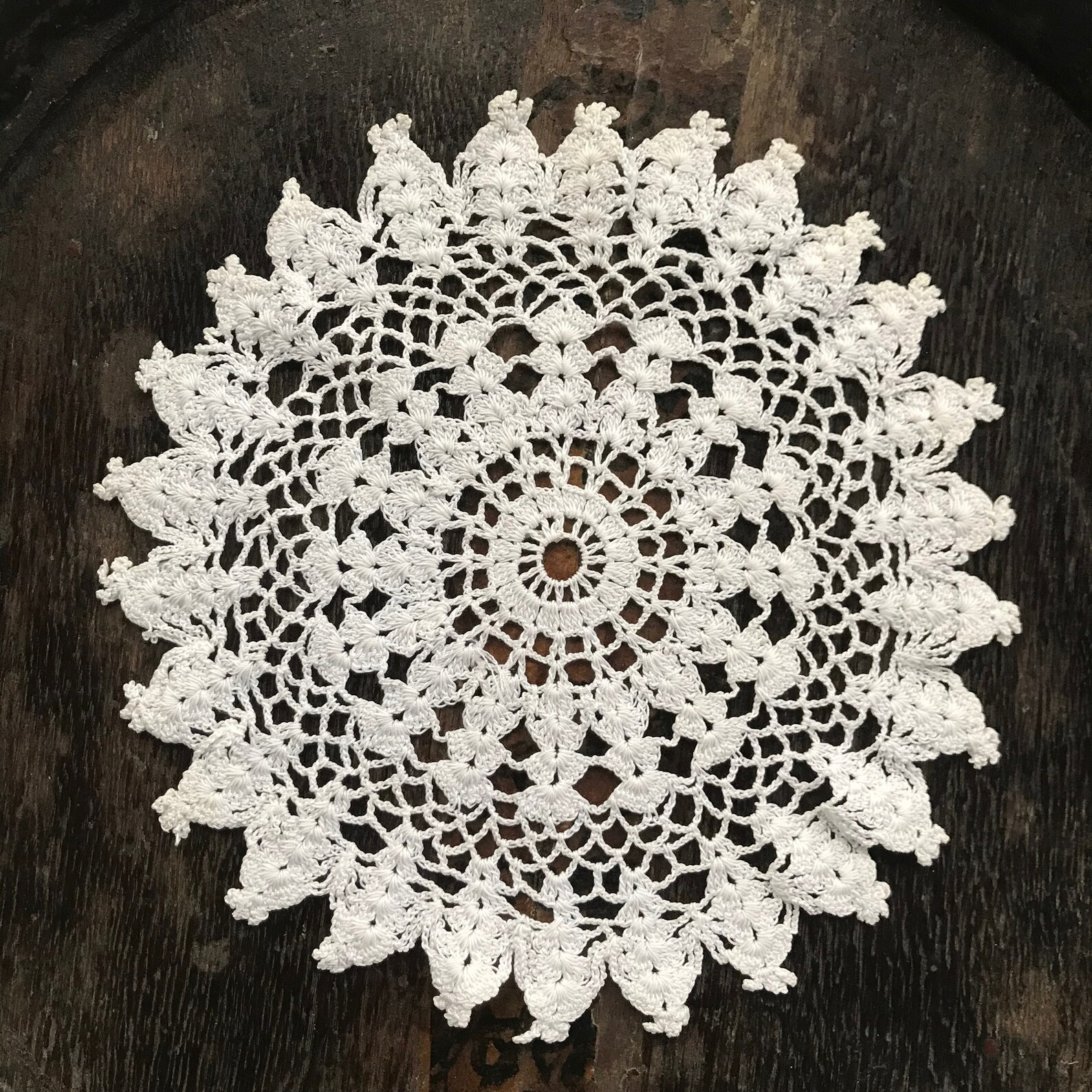 Vintage Round Crochet Lace Doily Variety - Etsy