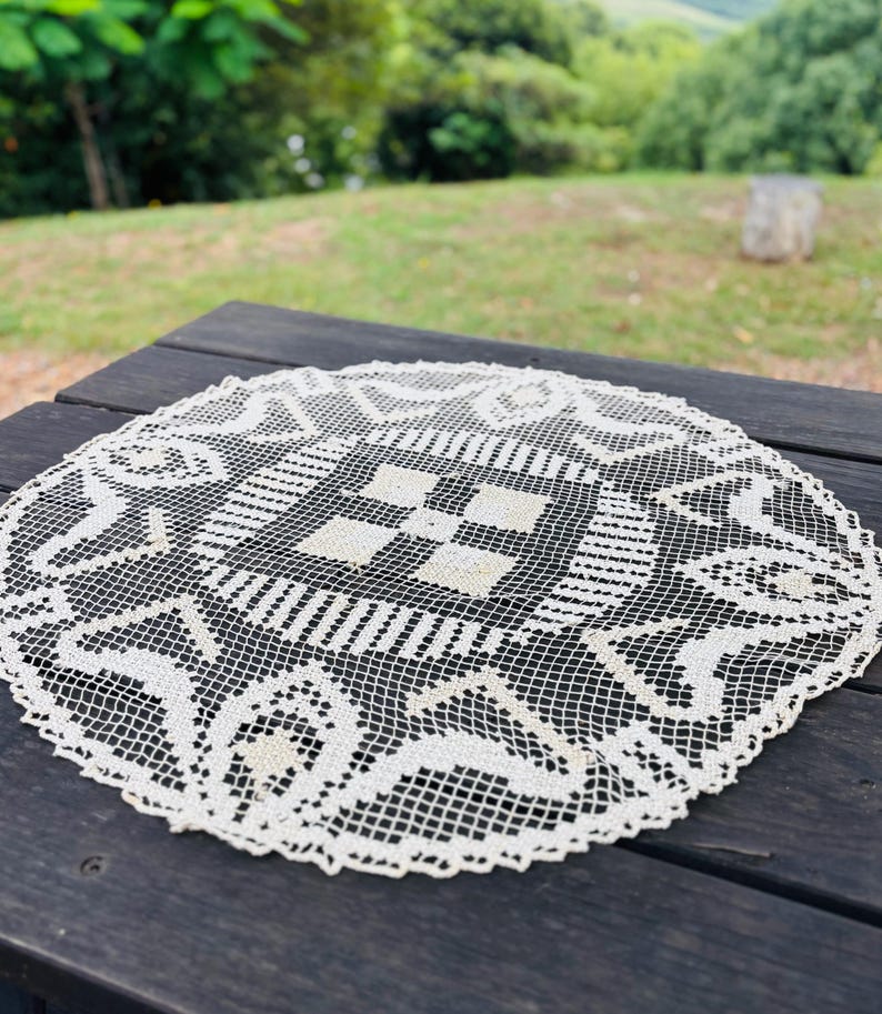 Antique Filet Netting Lace - Etsy