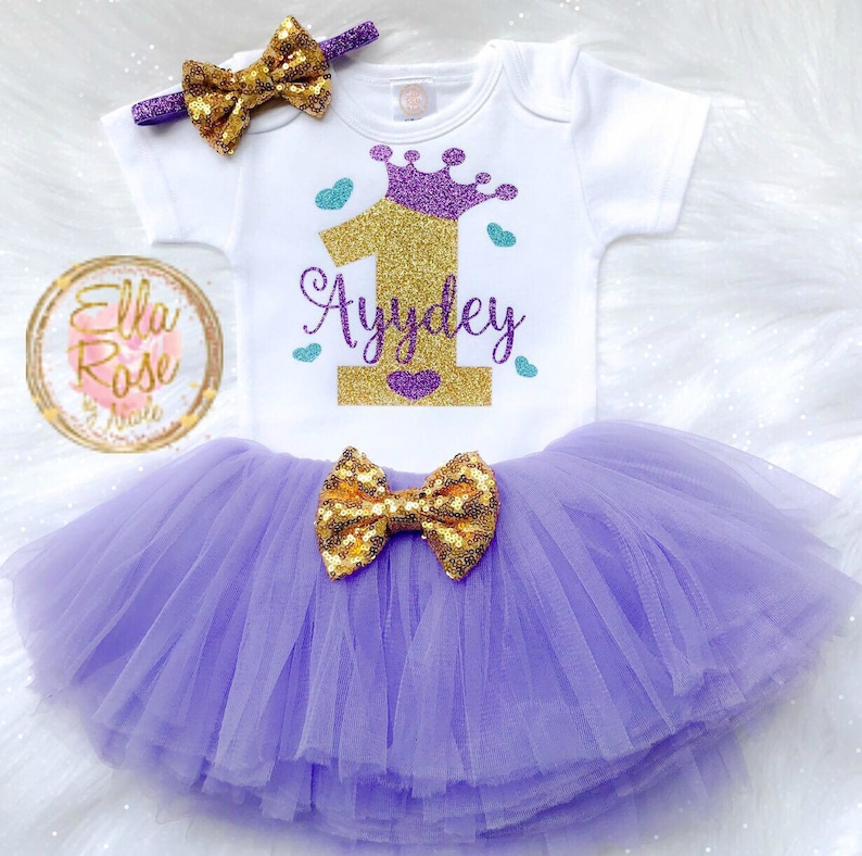 My 1st Birthday Outfit Girl / Baby Girl First Birthday Outfit | Etsy