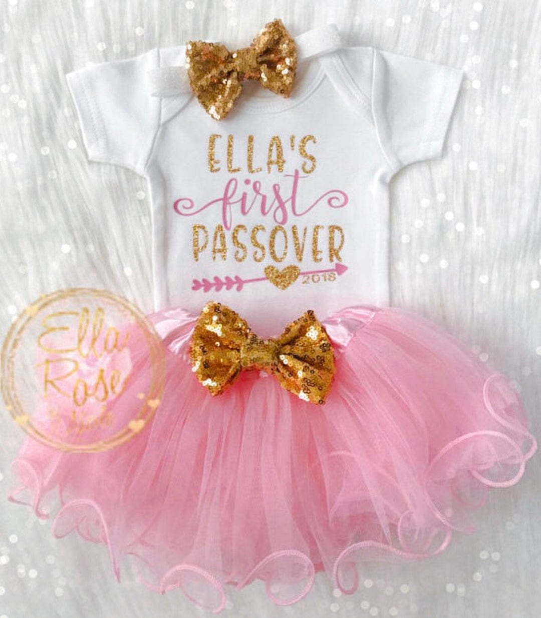 Passover Baby Bodysuit / My First Passover / Personalized Baby Girl ...