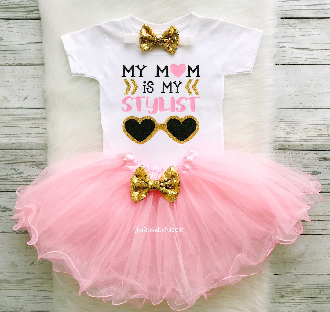 Mom is My Stylist / Baby Girl Outfit / Moms My Stylist Baby - Etsy