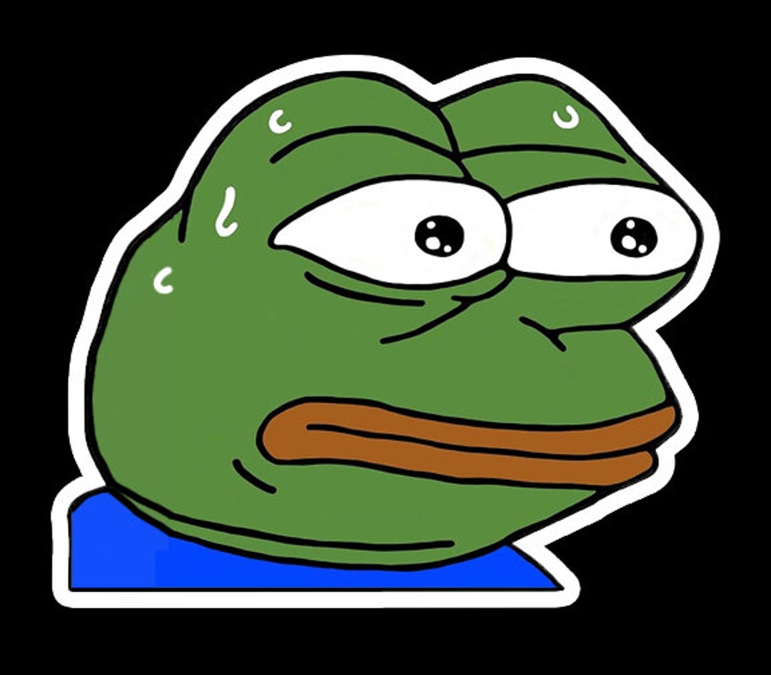 Monkas Twitch Emote Vinyl Sticker or Magnet | Laptop Stickers | MacBook ...