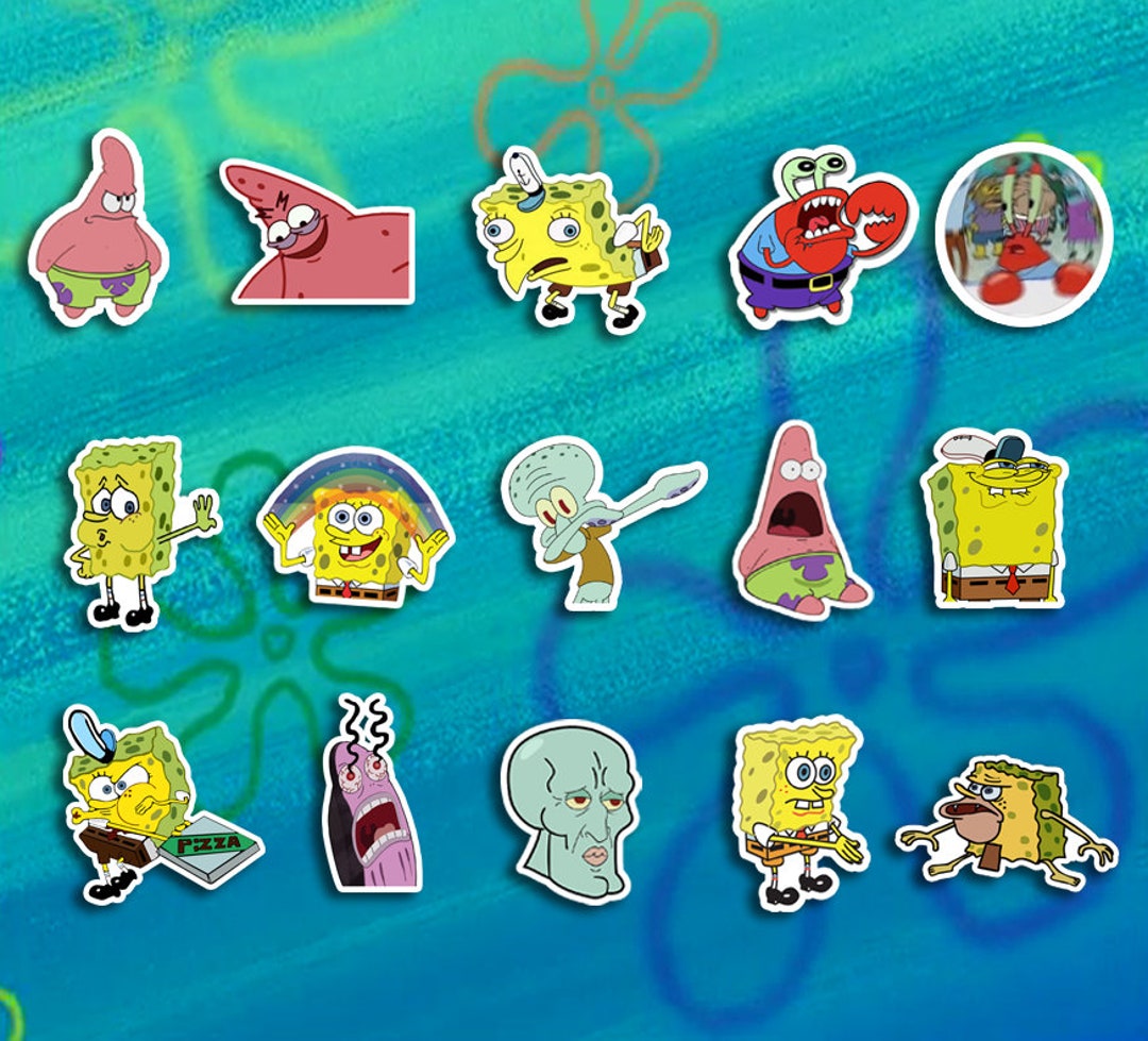 Pineapple Man Meme Sticker Bomb Pack | Laptop Stickers | MacBook ...