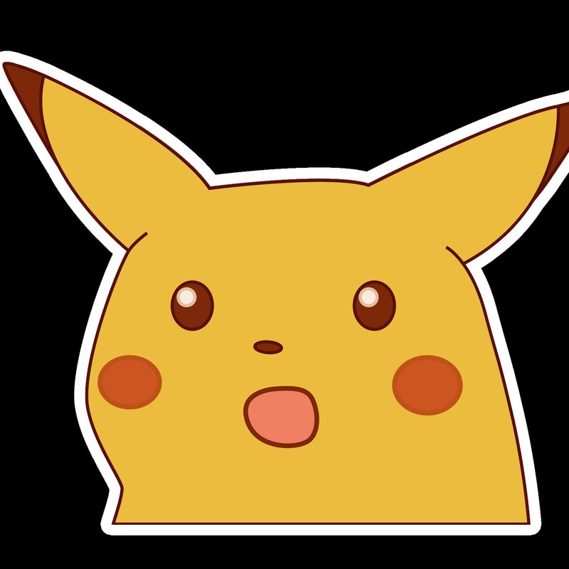 Pikachu Sticker - Etsy