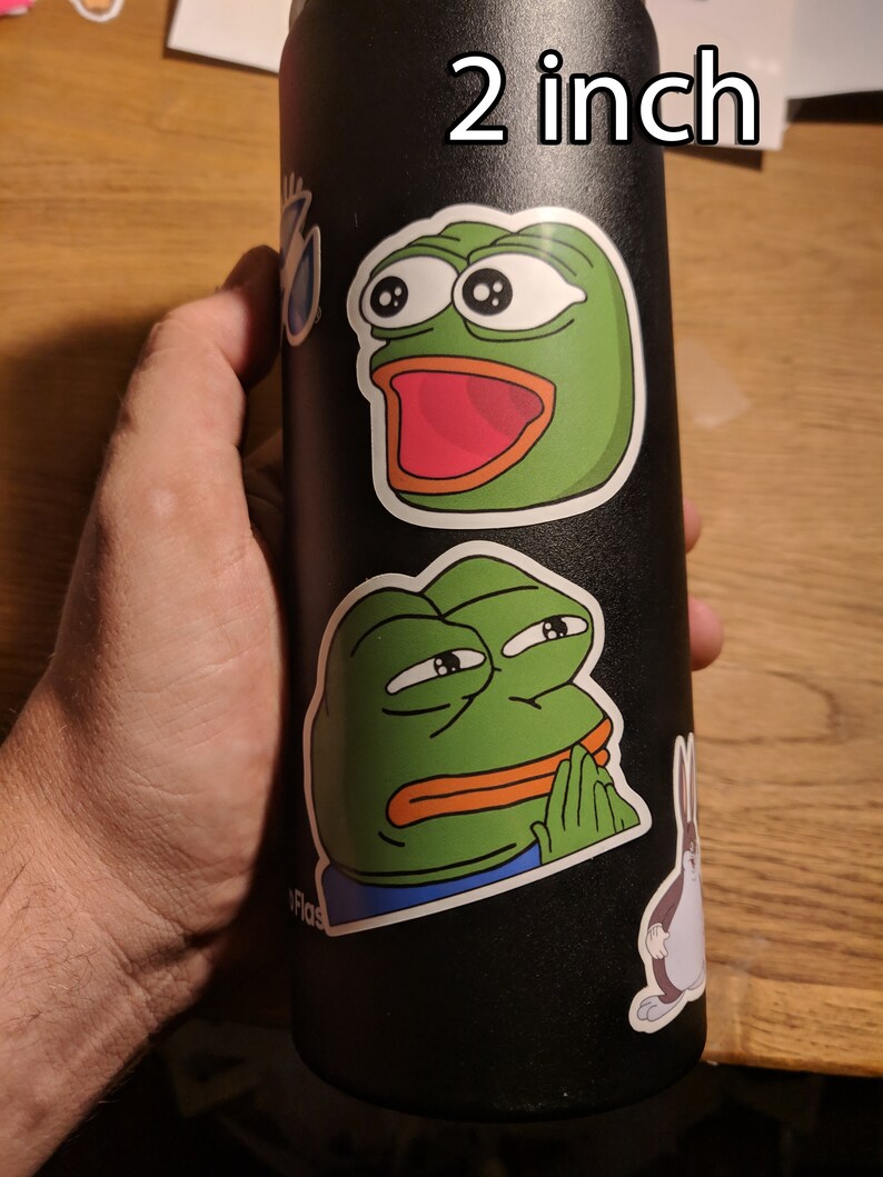 Pepe The Frog Twitch Emote Sticker Bomb Pack / Pegatinas | Etsy