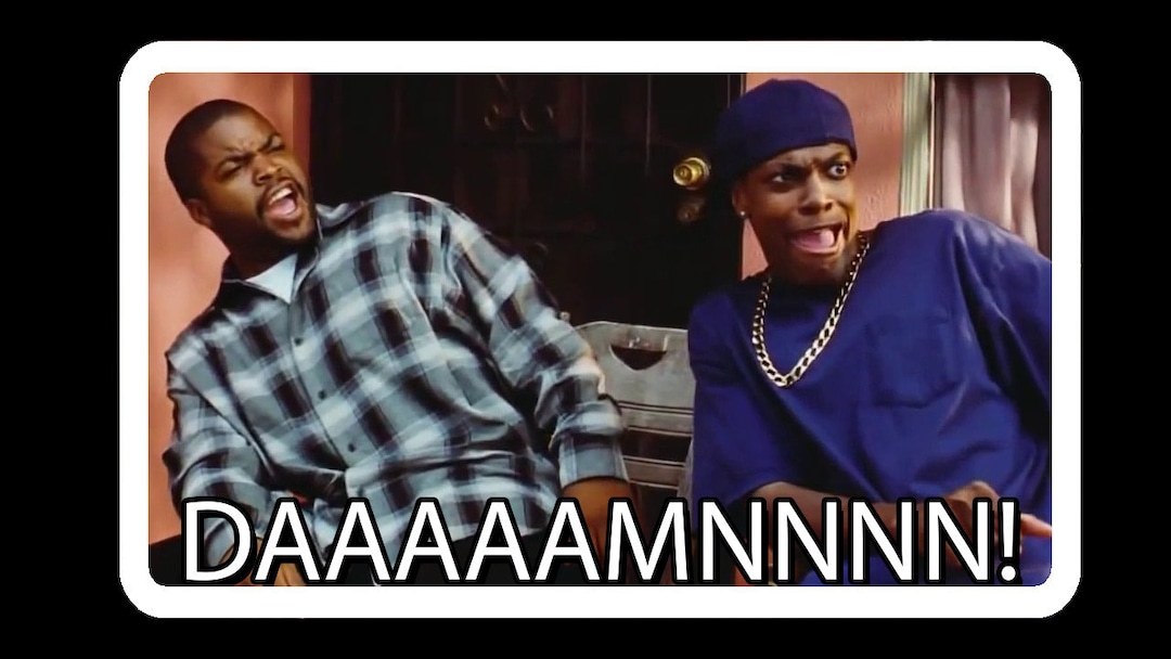 DAAAAAMNNNN! Meme Vinyl Sticker or Magnet From the Movie Friday ...