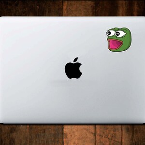 POGGERS Twitch Emote Vinyl Sticker or Magnet | Laptop Stickers ...